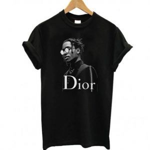 ASAP Rocky DIOR Tee Shirt for men and women.
